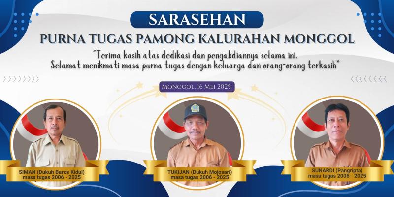 PURNA TUGAS 3 PAMONG KALURAHAN MONGGOL